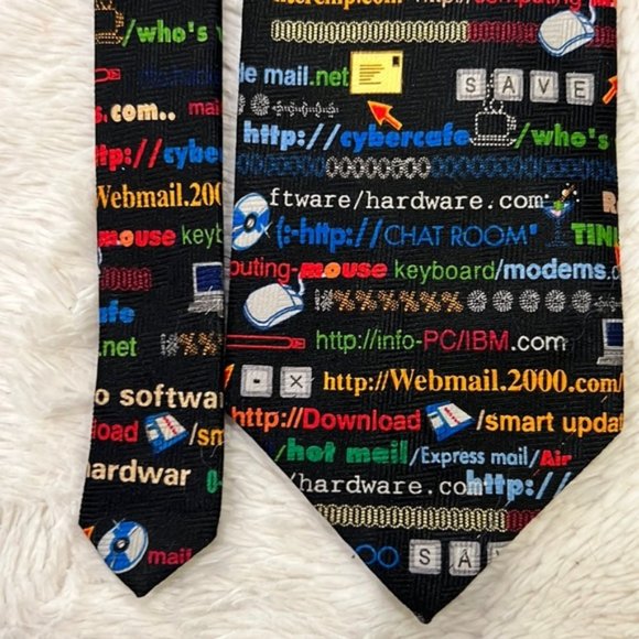 Accessories | Black Tie Computer Cyber Webmail Keyboard Modems | Poshmark